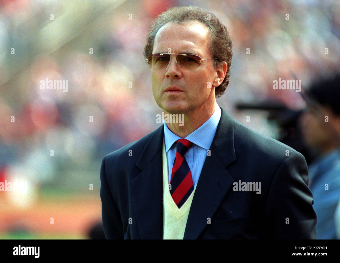 Coach of the national team and franz beckenbauer hi-res stock ...
