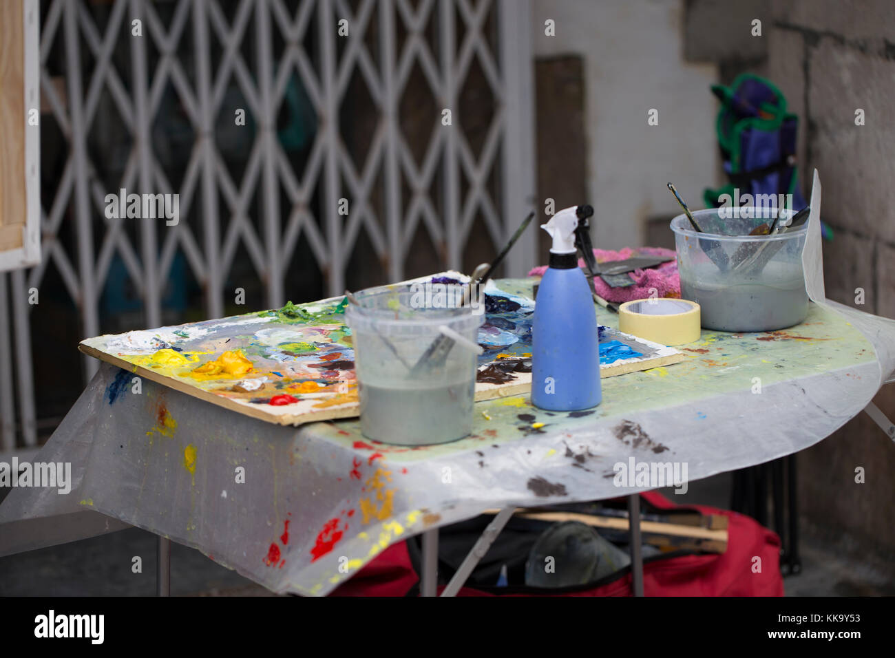 Palette abstract hi-res stock photography and images - Alamy