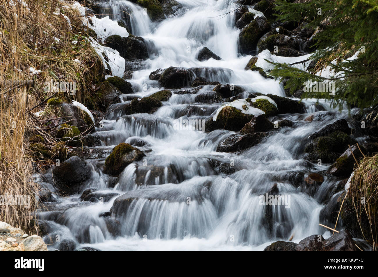 Cascading down slope hi-res stock photography and images - Alamy