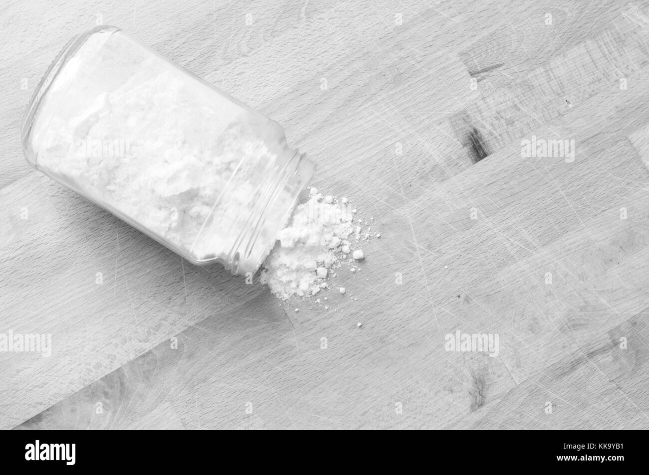 Spilled flour Black and White Stock Photos & Images - Alamy