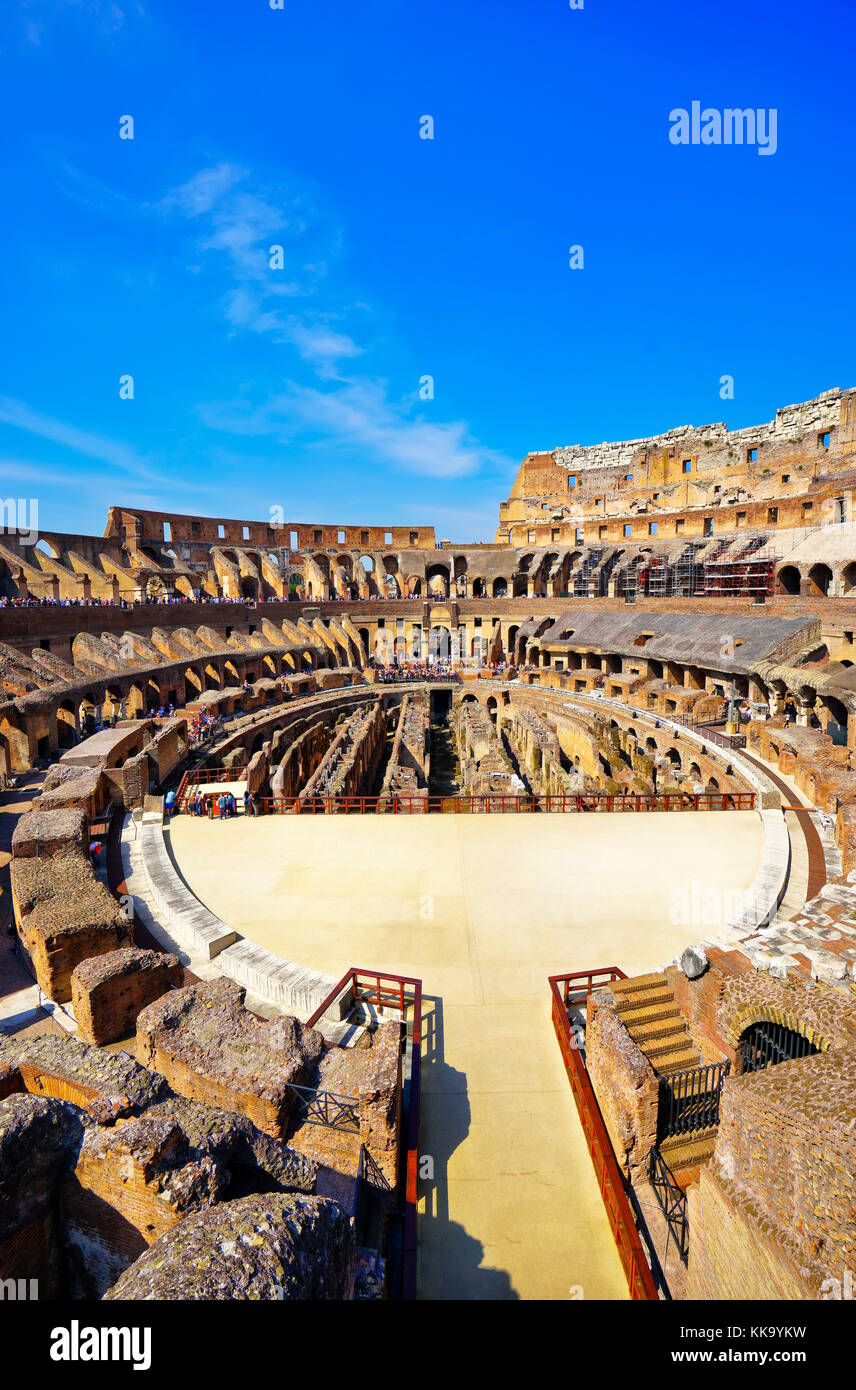 Colosseum rome interior floor hi-res stock photography and images - Alamy