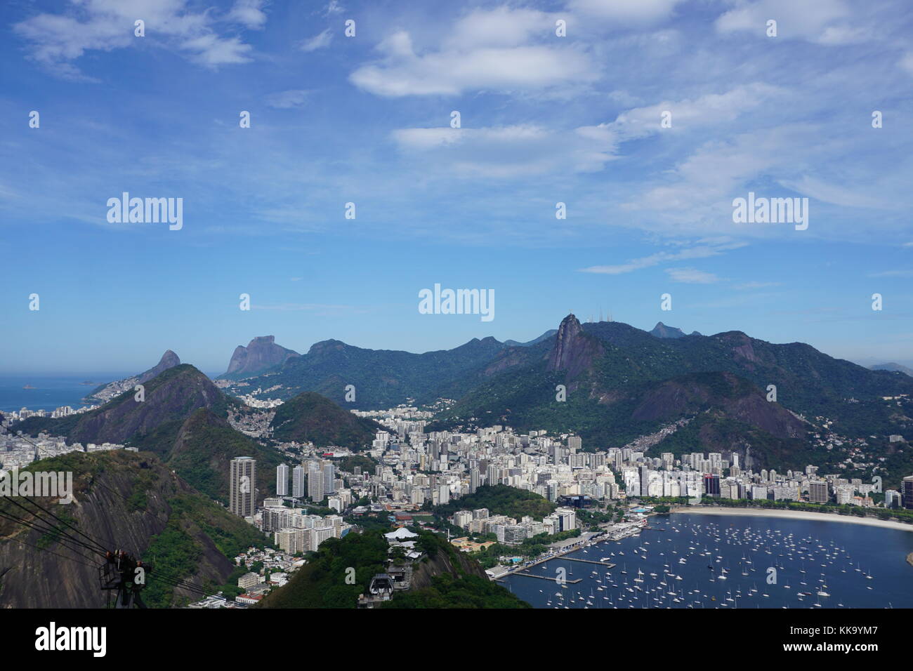 Sugarloaf Mountain Rio Cityscape Stock Photo - Alamy