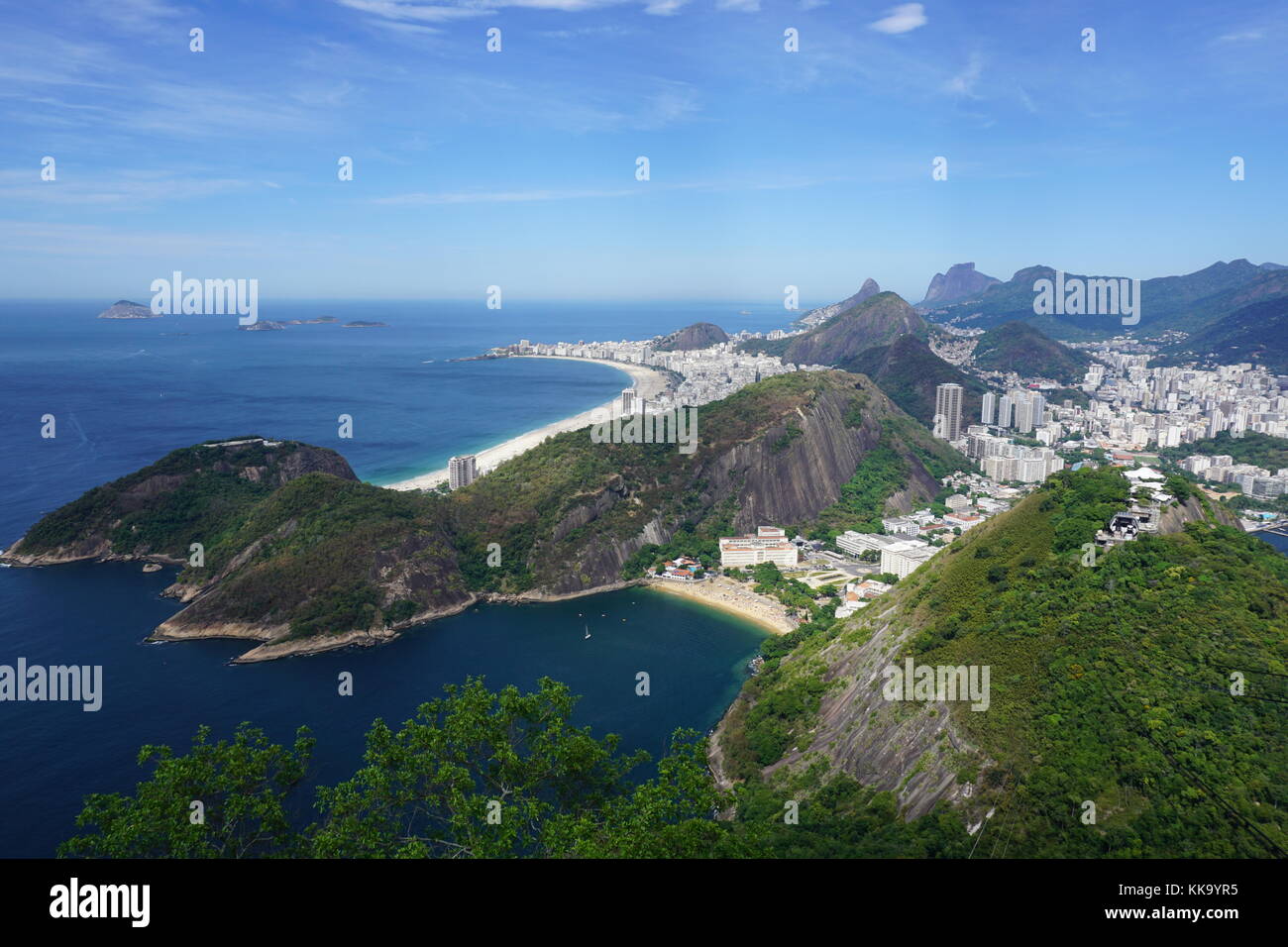 Sugarloaf Mountain Rio Cityscape Stock Photo - Alamy