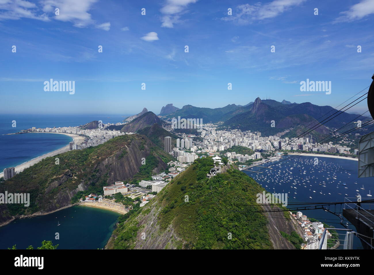 Sugarloaf Mountain Rio Cityscape Stock Photo - Alamy