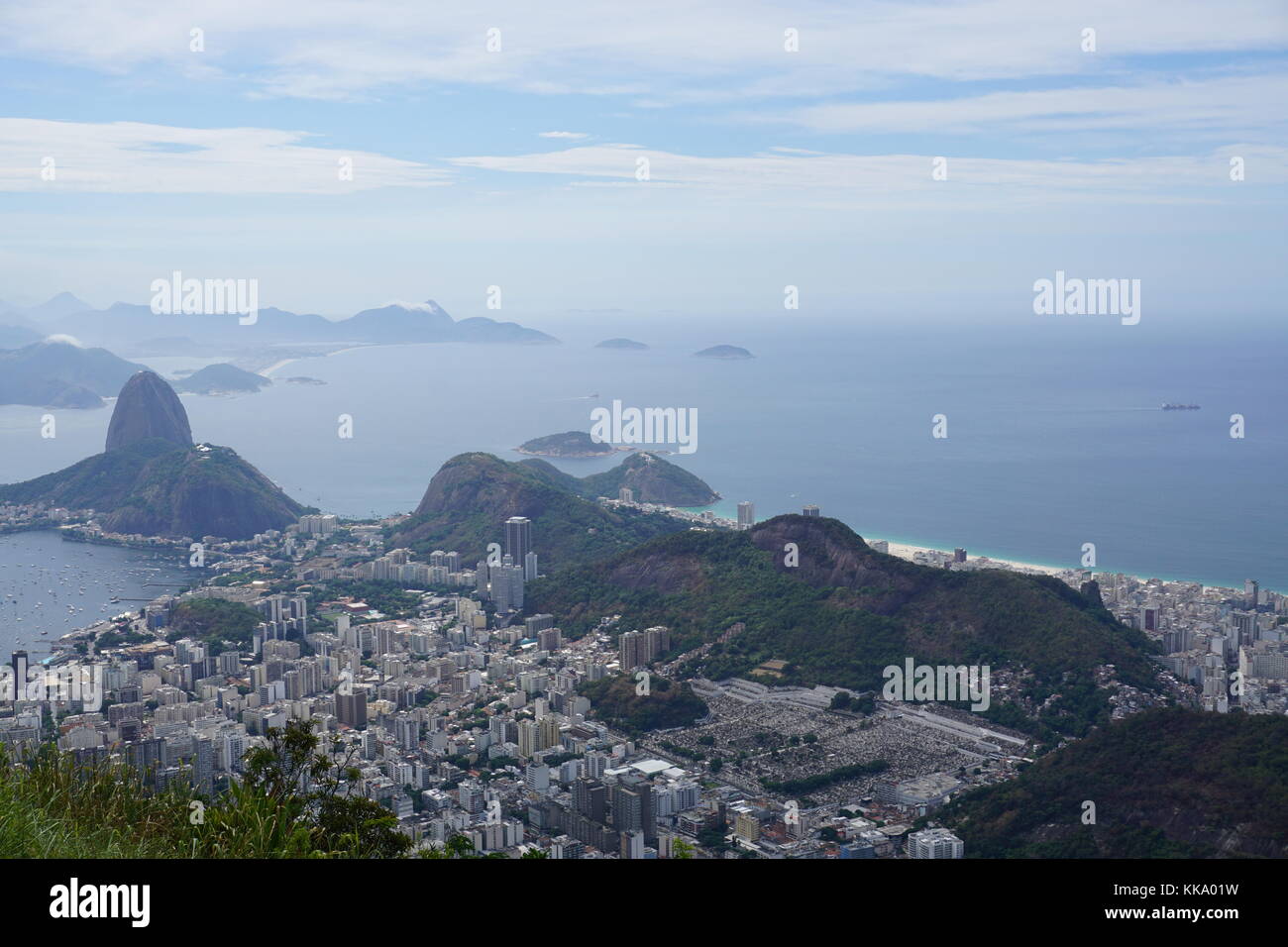 Sugarloaf Mountain Rio Cityscape Stock Photo - Alamy