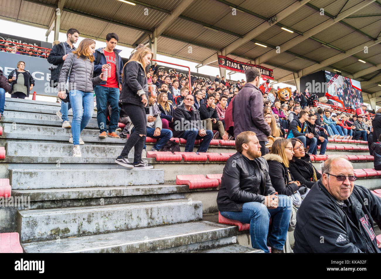 Rugby union crowd fans spectators hi-res stock photography and images ...