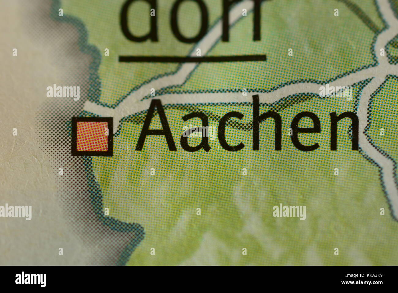 Map of aachen hi-res stock photography and images - Alamy