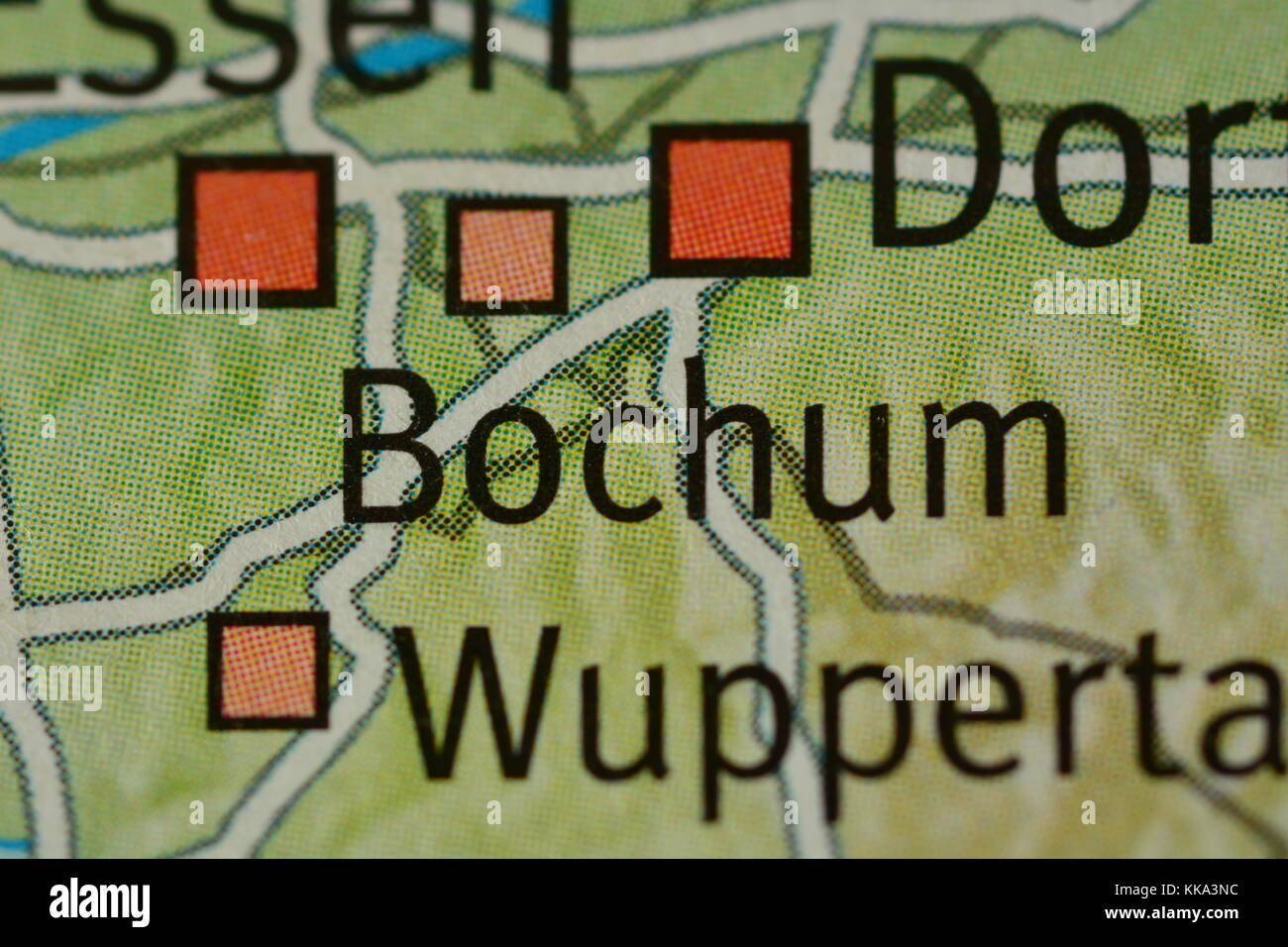 Map of bochum hi-res stock photography and images - Alamy