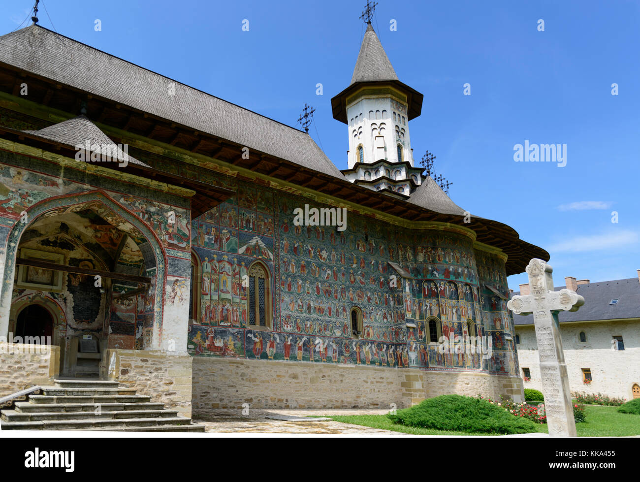 Sucevita monastery in Bukovina, Romania Stock Photo: 166794577 - Alamy