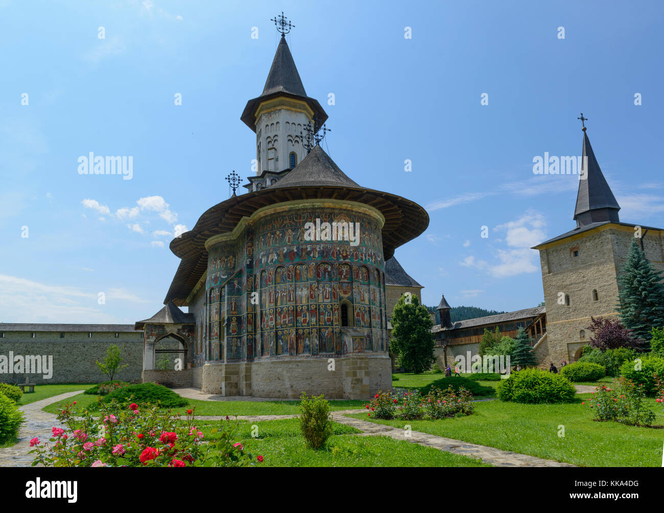 Monastery sucevita church fresco hi-res stock photography and images ...