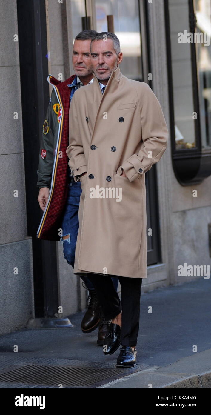 DSQUARED 2 fashion designers, Dean and Dan Caten spotted walking ...