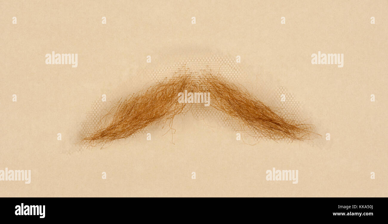 Artificial Mustache for Film and Theater Production Stock Photo - Alamy