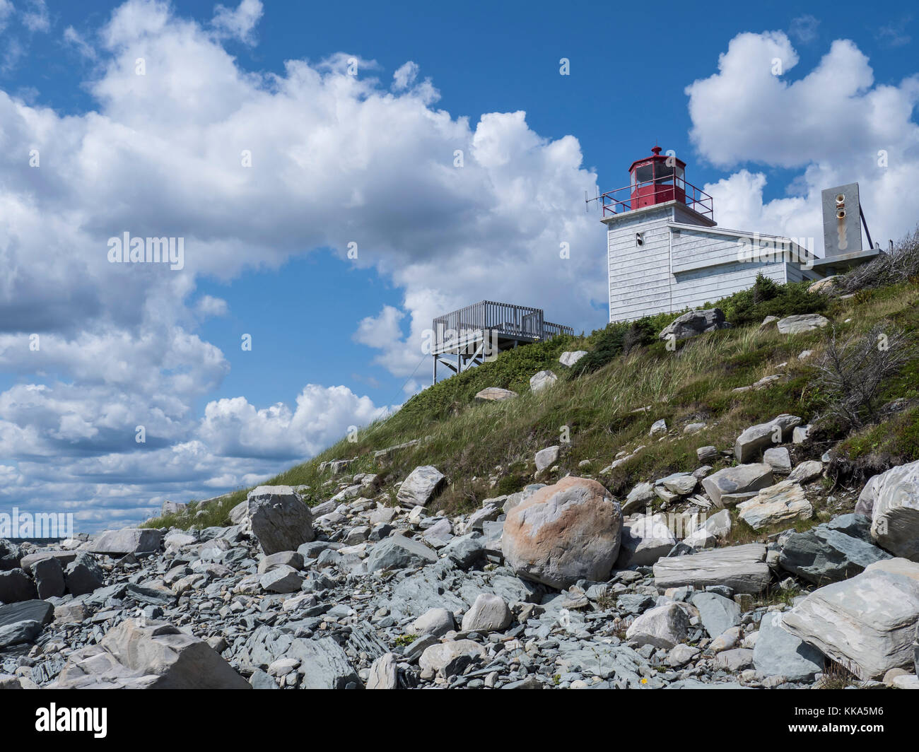 New Port Bickerton lighthouse, Port Bickerton, Nova Scotia, Canada ...