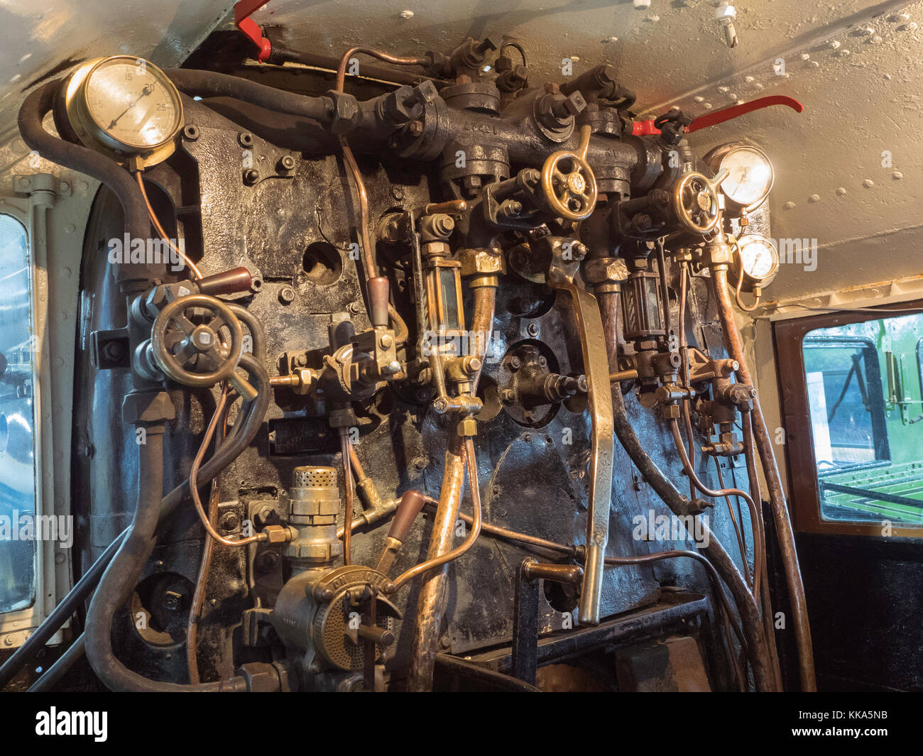 Steam locomotive cab hi-res stock photography and images - Alamy