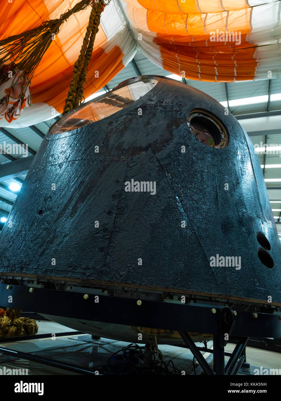 Soyuz Descent Module TMA-19M which brought Astronaut Major Tim Peake ...