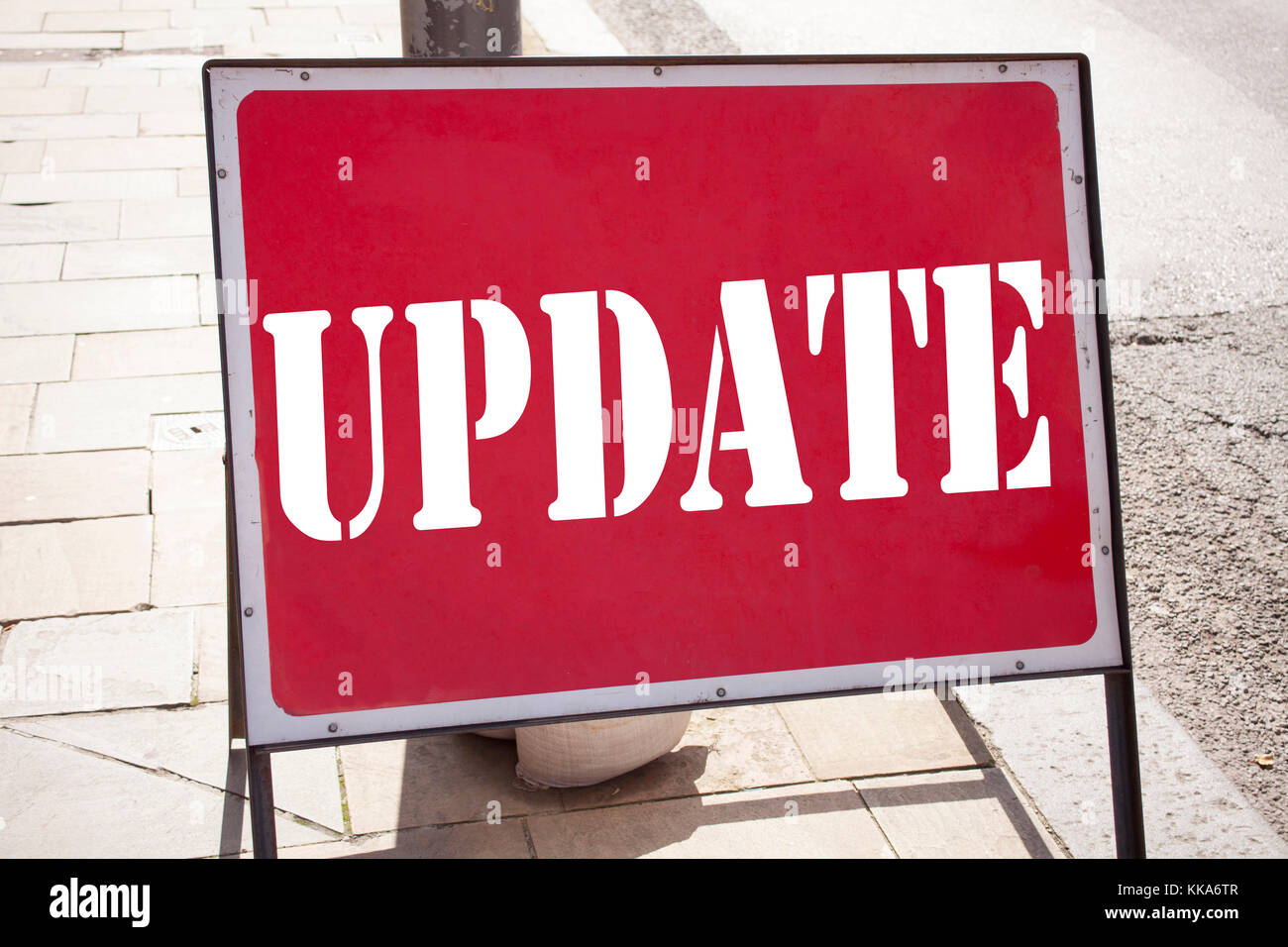 Writing text showing update hi-res stock photography and images - Alamy