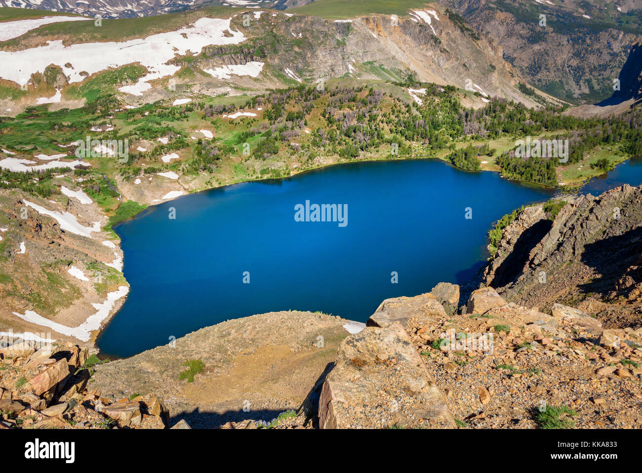 Beartooth Highway, Twin Lakes. Wyoming, USA Stock Photo - Alamy
