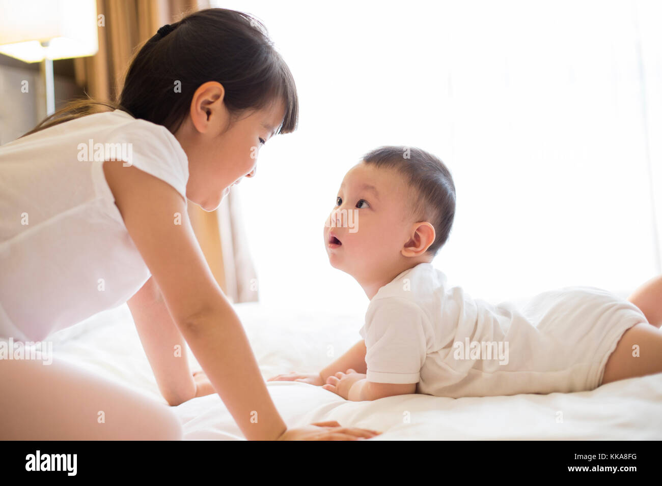 Indian girl morning waking up hi-res stock photography and images - Alamy