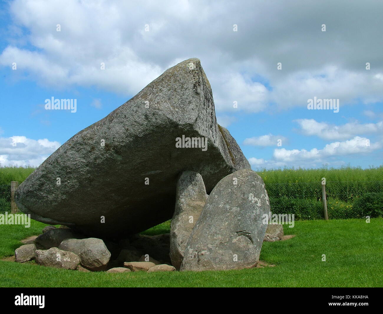 Brownshill dolmen a megalithic portal tomb in County Carlow, Ireland ...