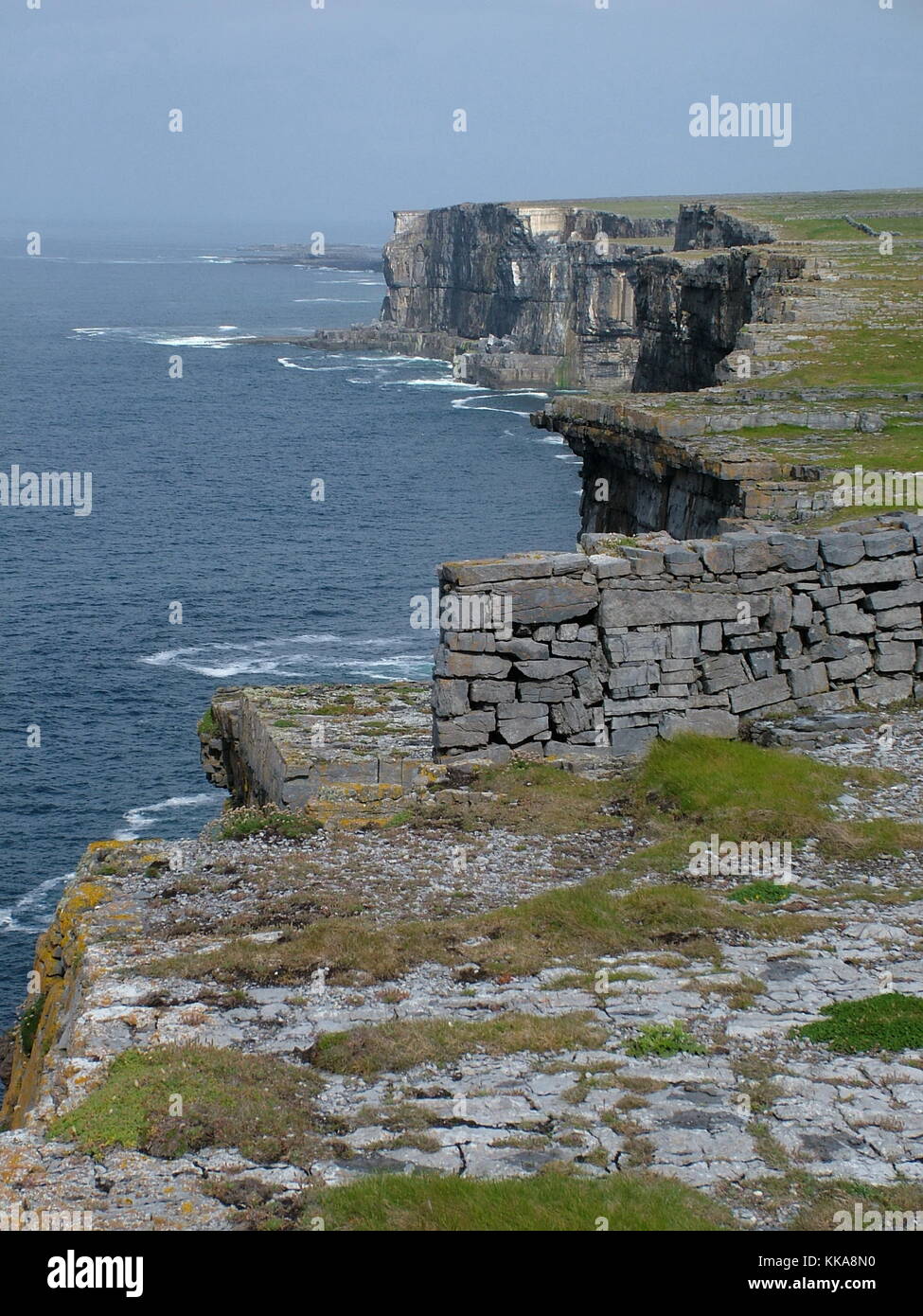 Dún Aonghasa Fort, Inishmore Island, Ireland Stock Photo - Alamy