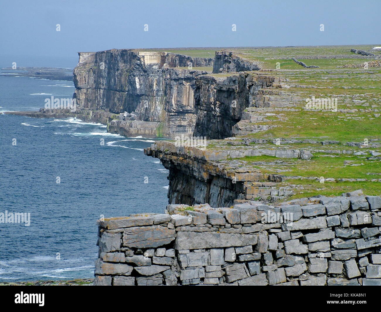Dún Aonghasa Fort, Inishmore Island, Ireland Stock Photo - Alamy