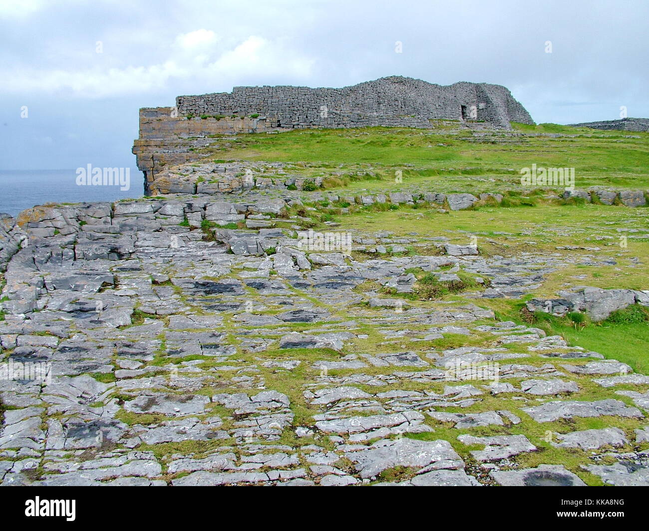 Inishmore aran islands county galway dun aengus cliff fort ireland hi ...