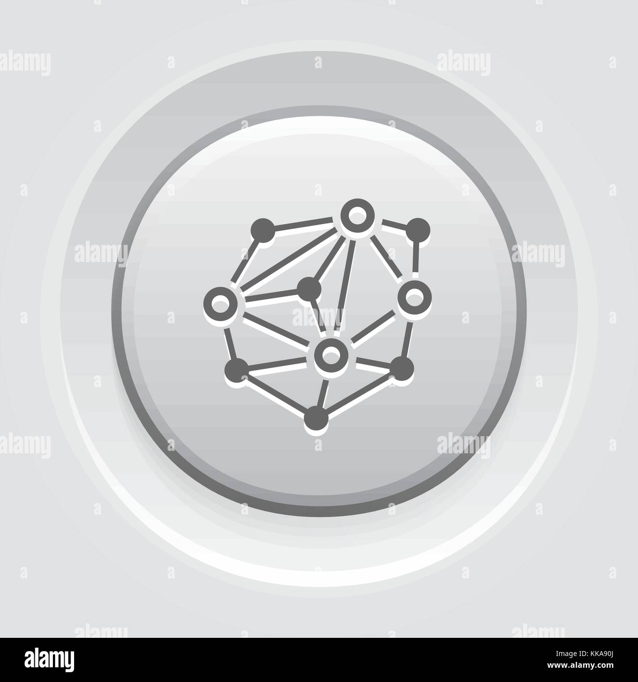 Distributed Network Icon Stock Vector Image & Art - Alamy