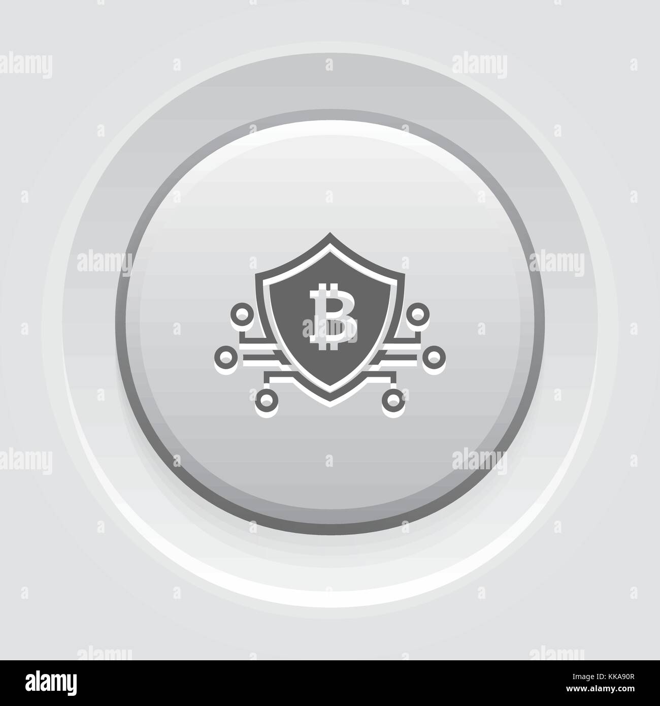 Bitcoin Crypto Currency Icon Stock Vector Image & Art - Alamy