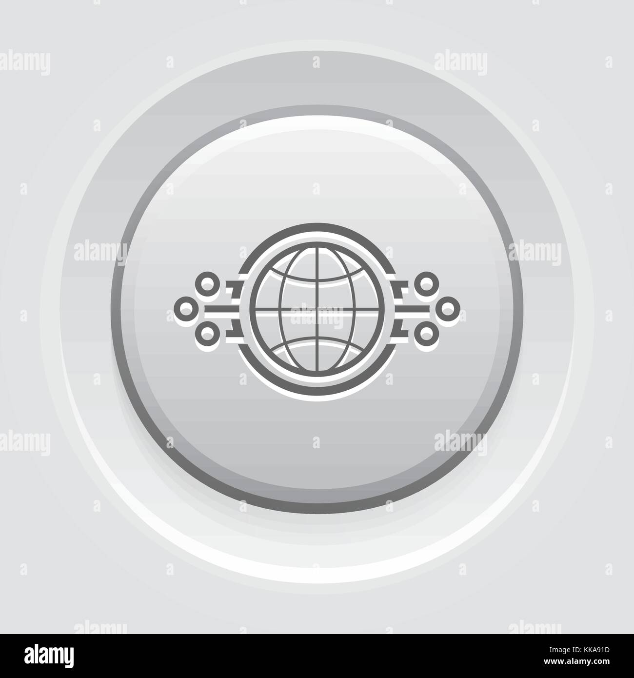 Global Networking Icon Stock Vector Image & Art - Alamy