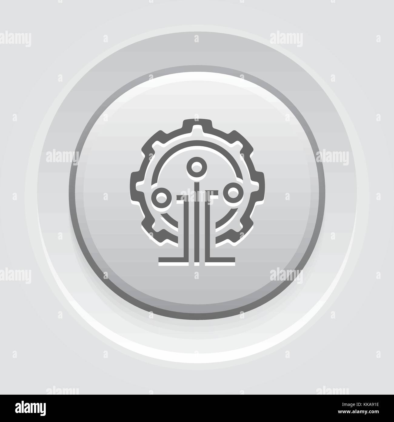 Digital gear technology Stock Vector Images - Alamy