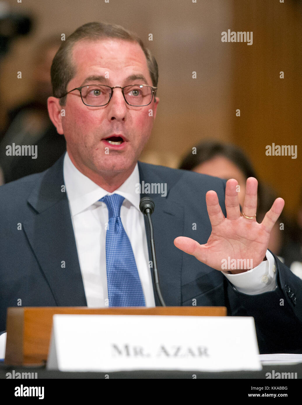 Washington, United States Of America. 29th Nov, 2017. Alex M. Azar II ...