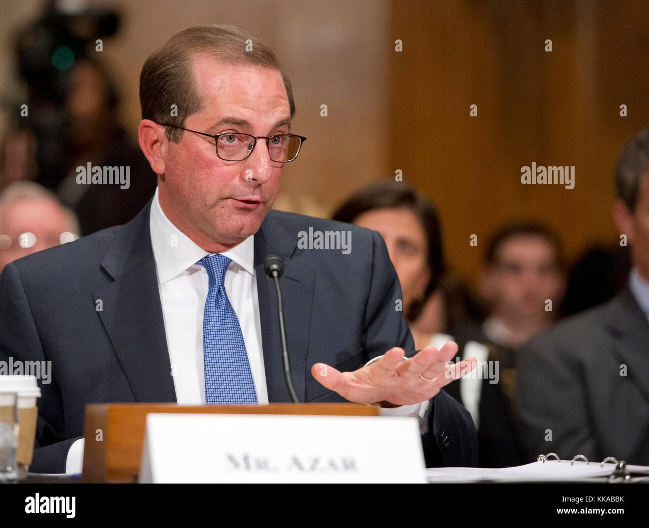 Washington, United States Of America. 29th Nov, 2017. Alex M. Azar II ...