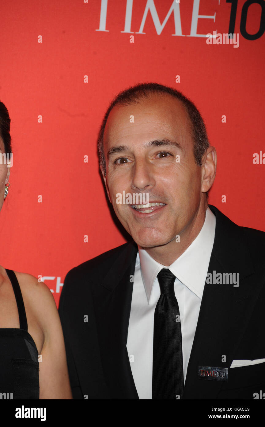 NEW YORK, NY - APRIL 24: Matt Lauer attends the Time 100 gala at ...