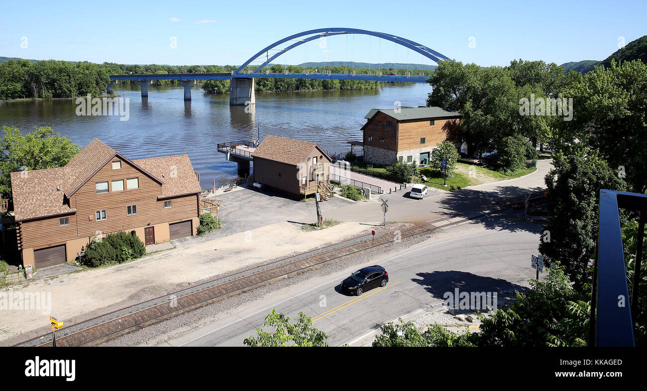 Iowa, USA. 6th June, 2017. Marquette, known as North McGregor, was ...