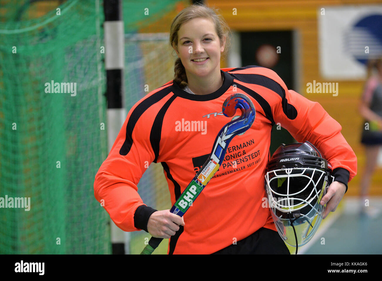 Bremen, Germany. 28th Nov, 2017. Chantal Bausch poses at a sports ...