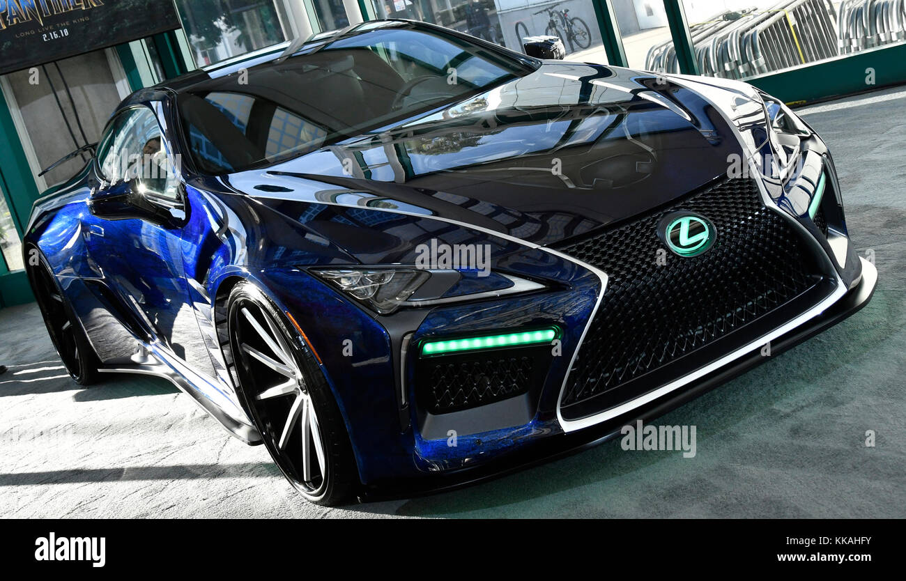 Los Angeles CA. 29th Nov, 2017. Custom Lexus cars on display during the ...