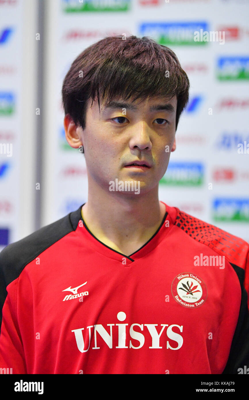 Tokyo, Japan. Credit: MATSUO. 30th Nov, 2017. Yuki Kaneko Badminton : The 71st All Japan ...
