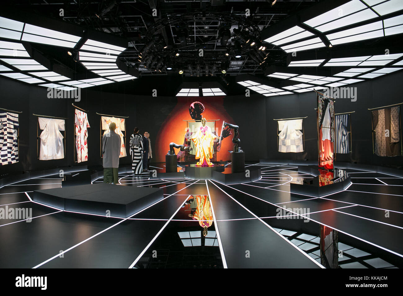 Guests gather during the opening ceremony for the KIMONO ROBOTO ...