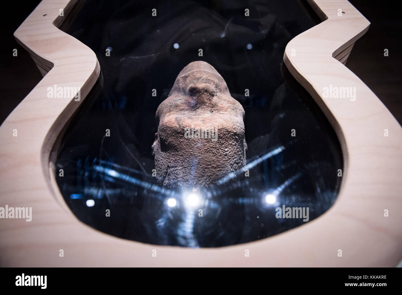 Hamm, Germany. 30th Nov, 2017. Photograph of a reconstruction of a so ...