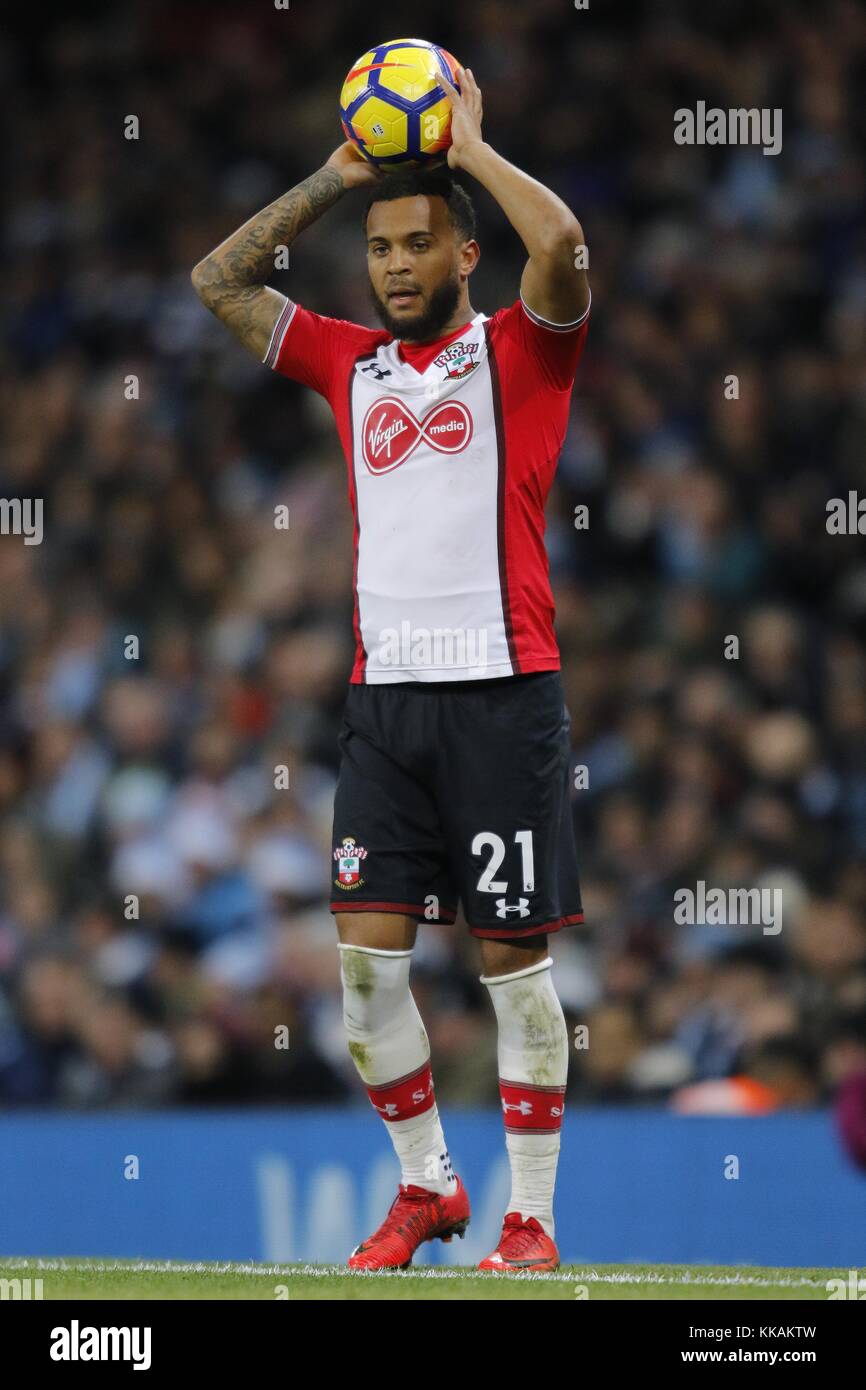 RYAN BERTRAND SOUTHAMPTON FC MANCHESTER CITY V SOUTHAMPTON FC, PREMIER ...