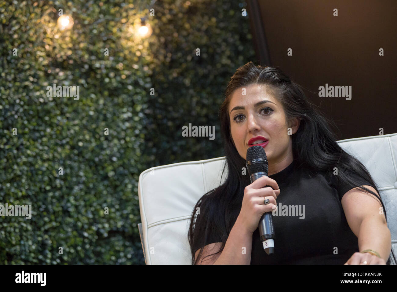 Birmingham, UK. 30th November, 2017. Stacie Stewart on the Let's talk ...