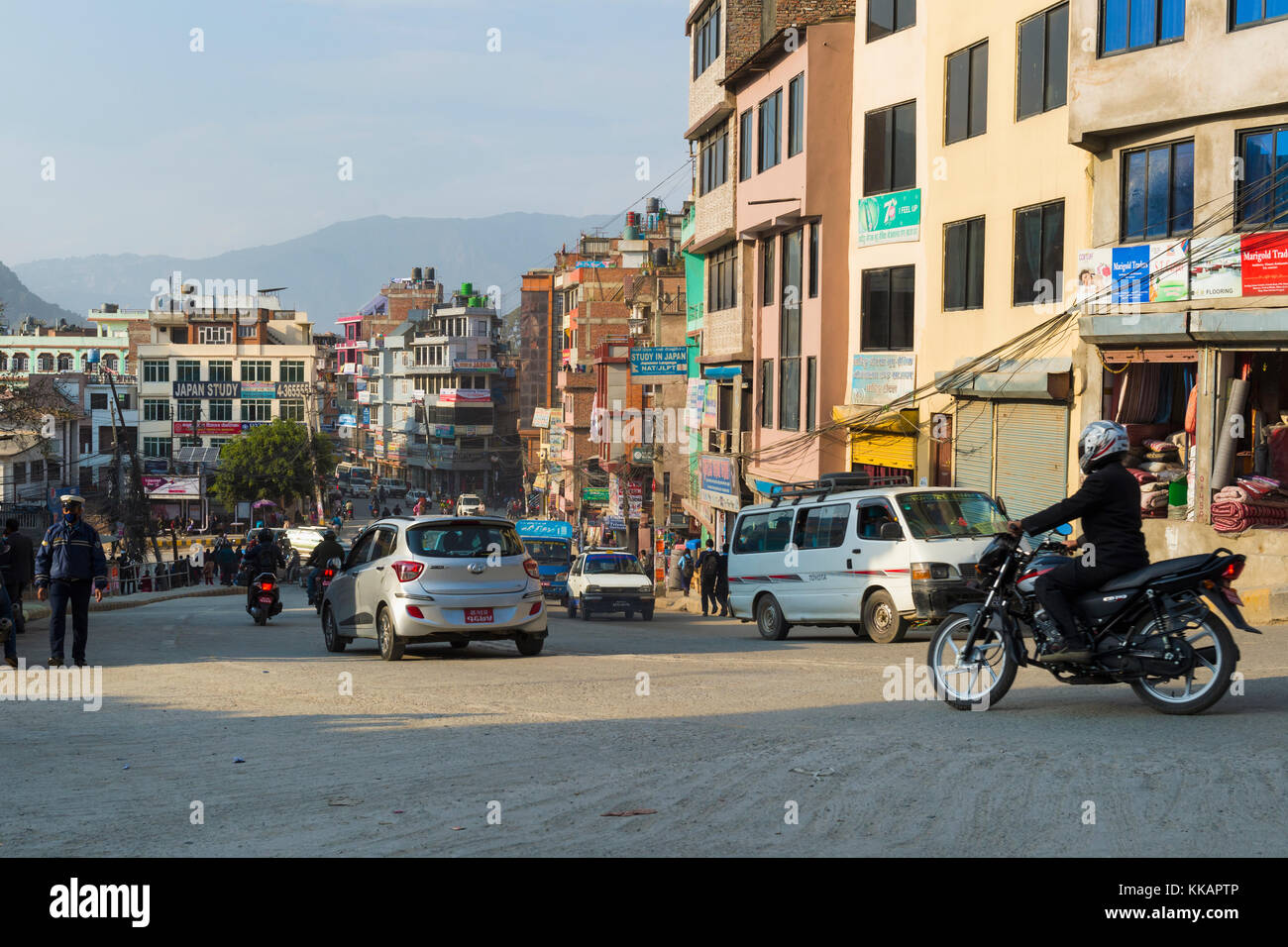 Street scene in Thamel district, Kathmandu, Nepal, Asia Stock Photo - Alamy