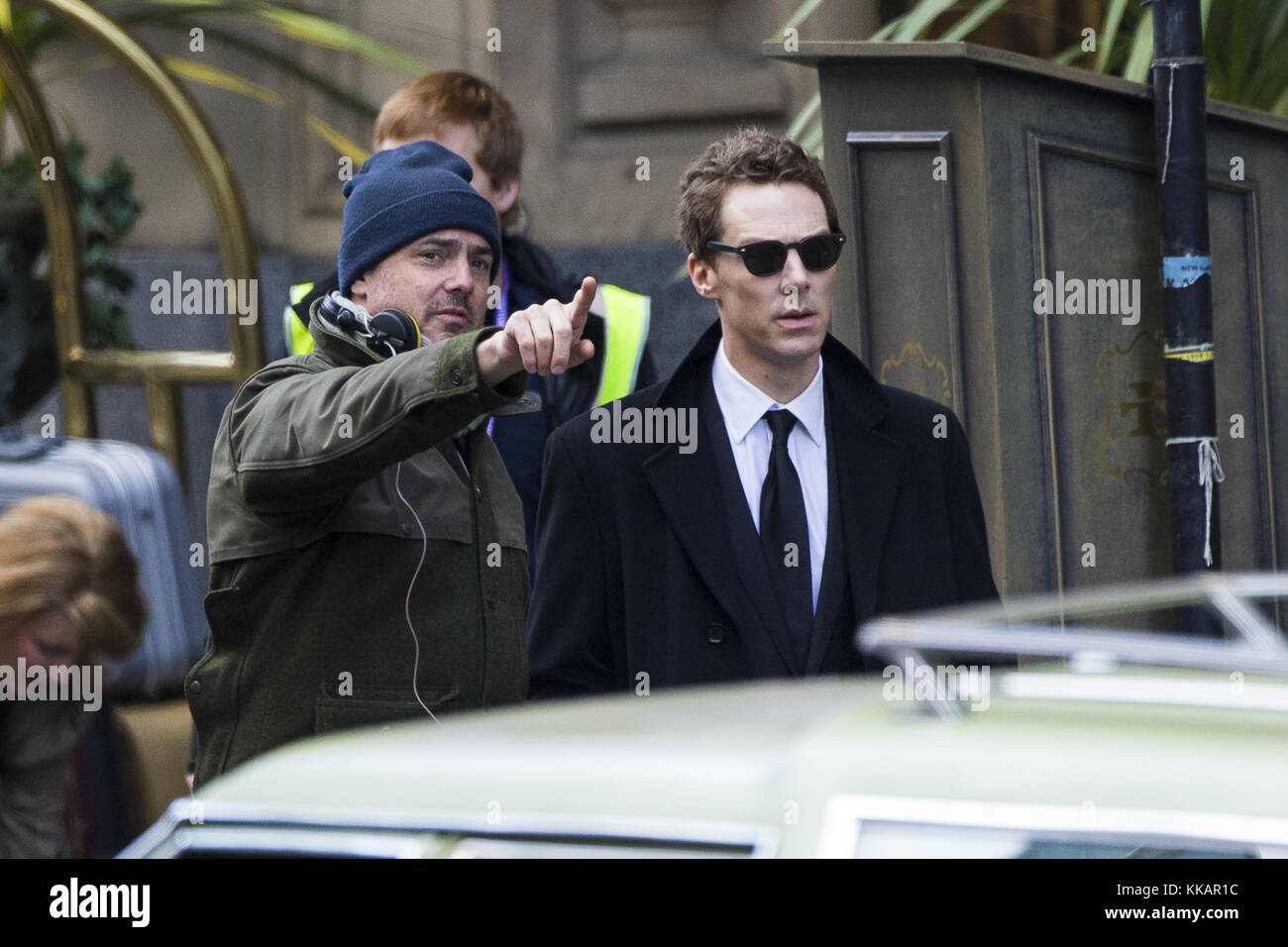 Benedict Cumberbatch filming scenes for new TV adaptation of Patrick ...