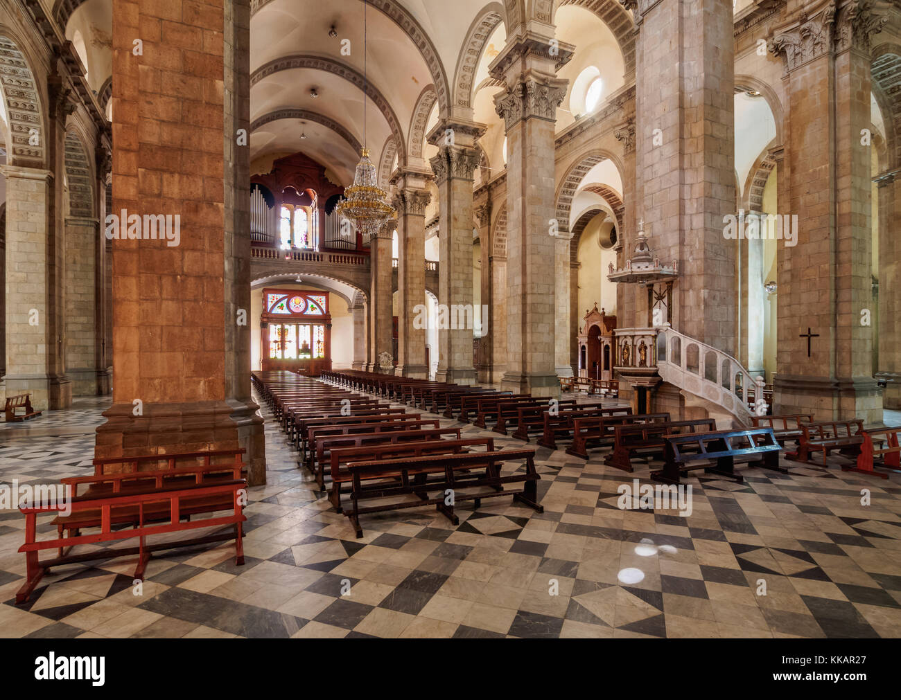 Cathedral Basilica of Our Lady of Peace, interior, La Paz, Bolivia ...