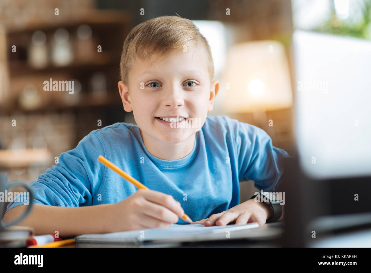 Boy Taking Notes High Resolution Stock Photography and Images - Alamy