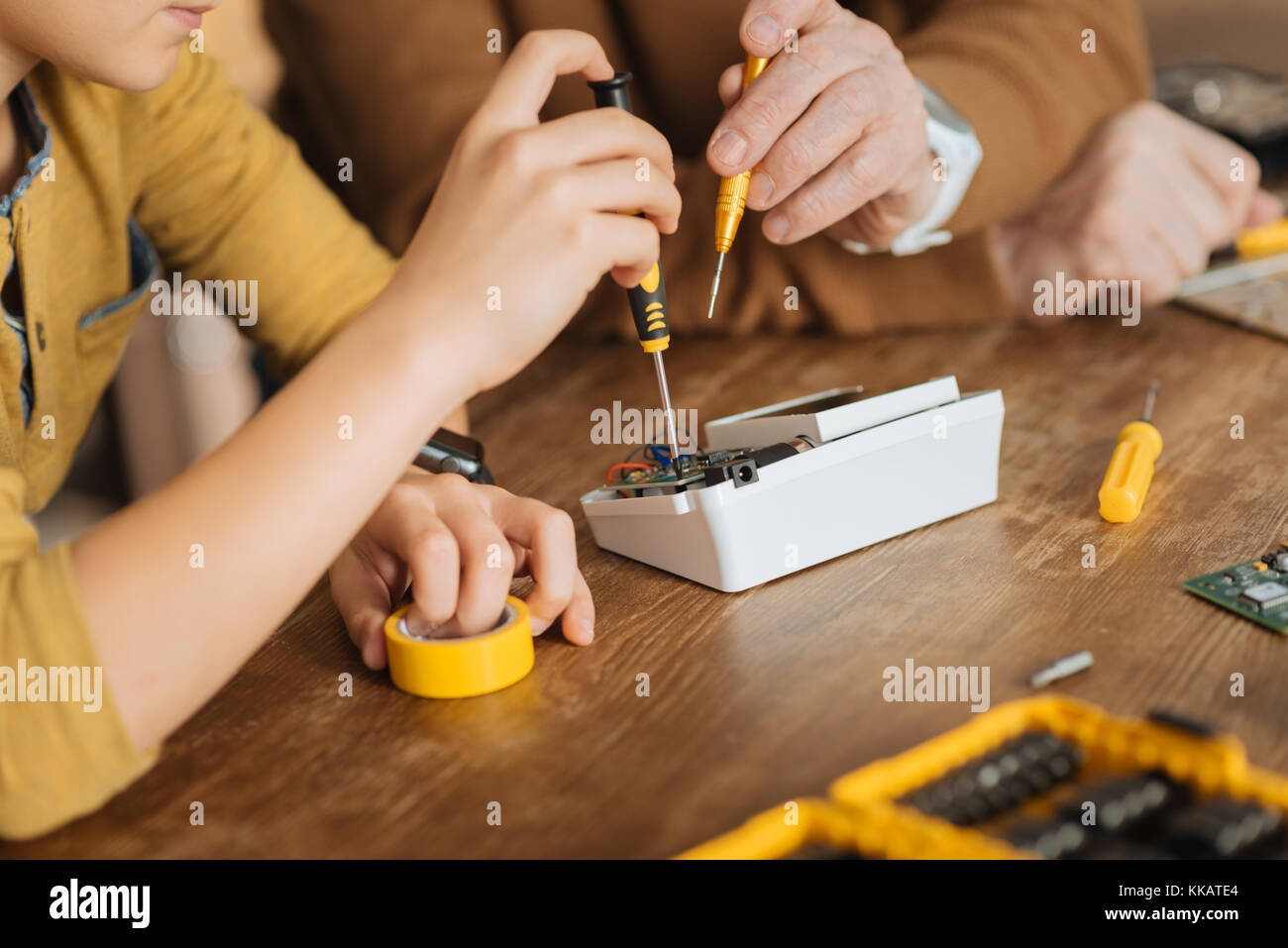 Old screwdrivers hi-res stock photography and images - Alamy