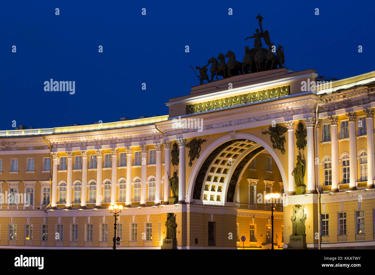 Triumphal Arch, General Staff Building, UNESCO World Heritage Site, St ...