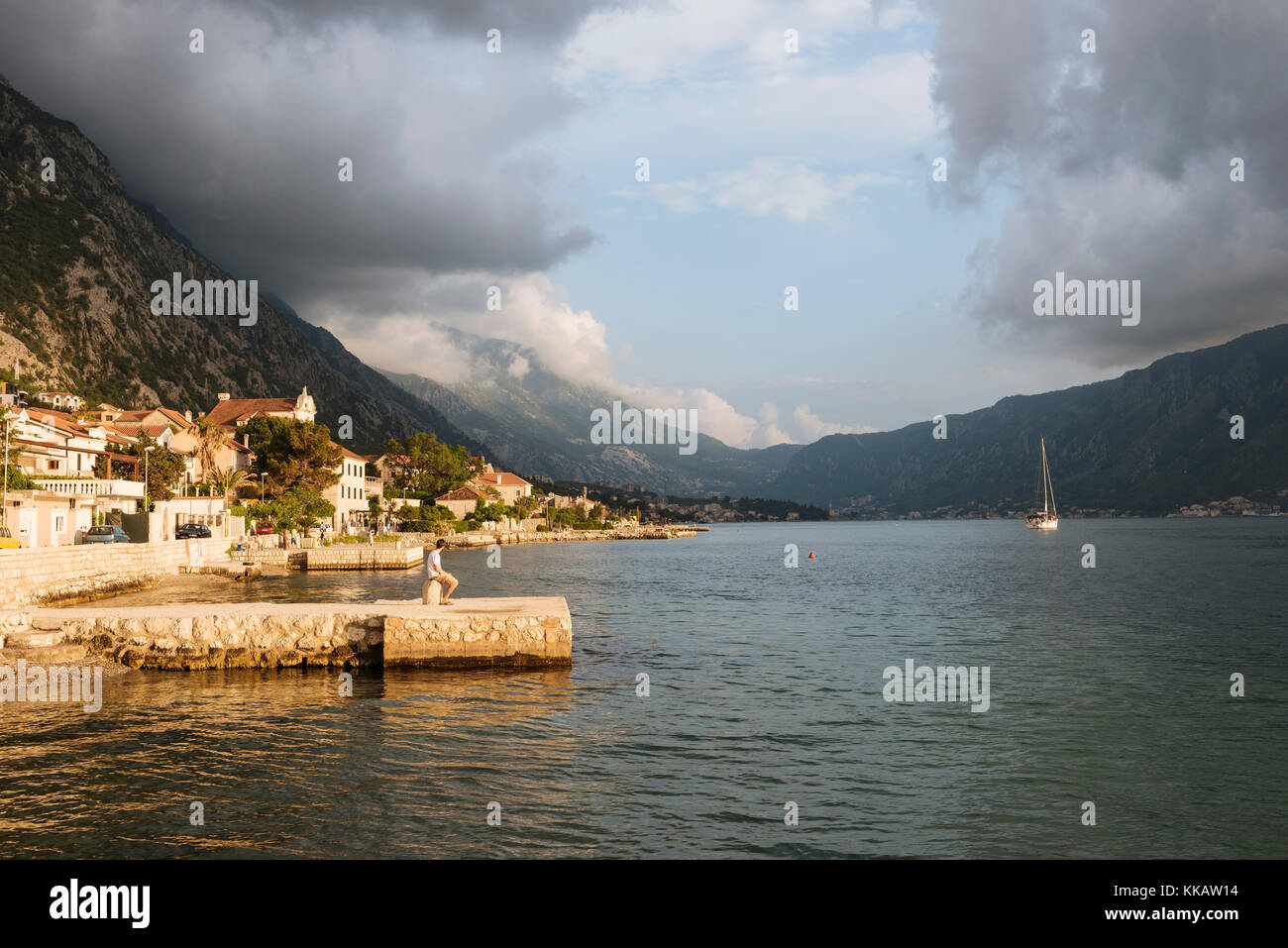 Dobrota, Bay of Kotor, UNESCO World Heritage Site, Montenegro, Europe ...