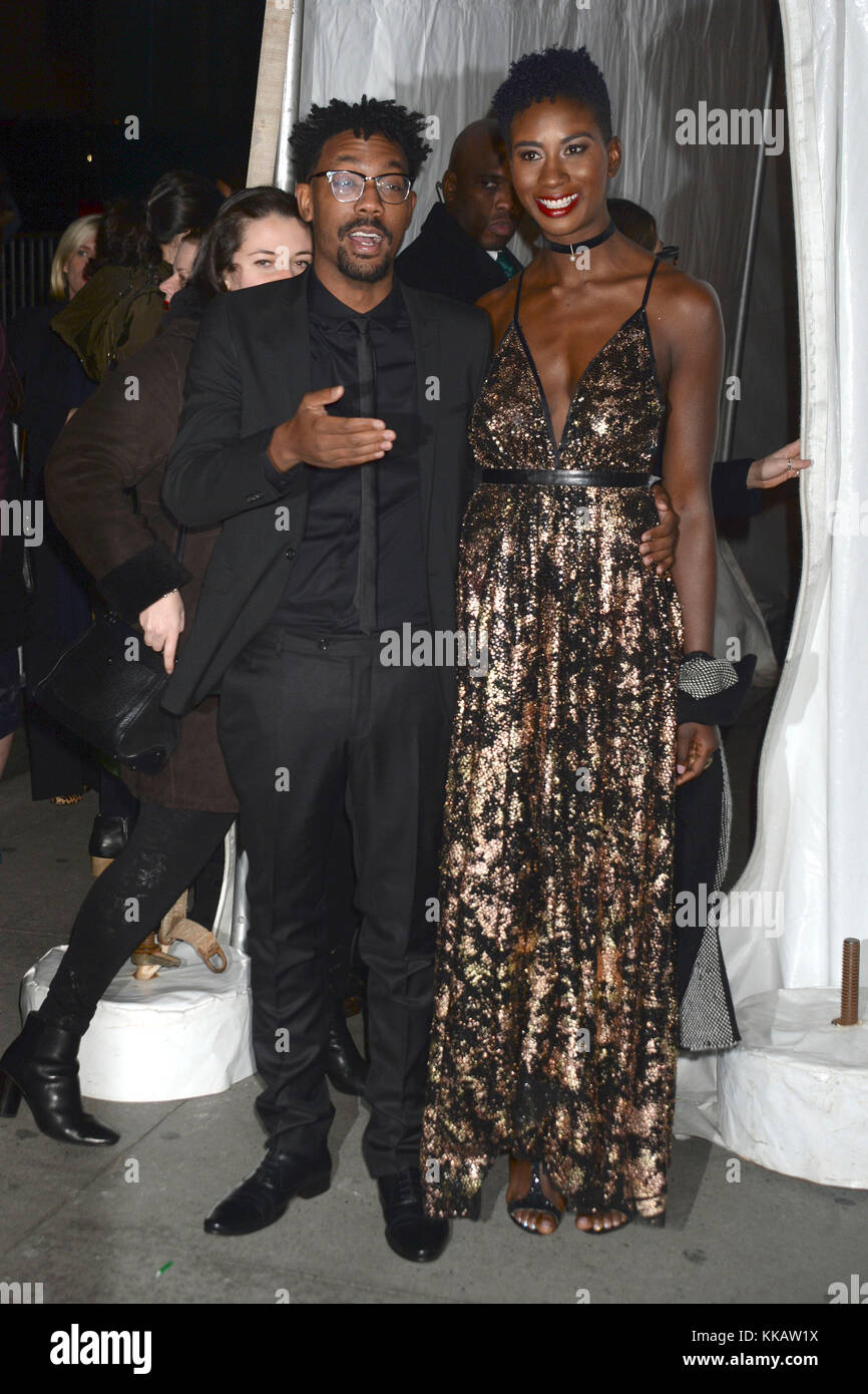 Damon Davis and Sabaah Folayan attend the 27th Annual Gotham ...