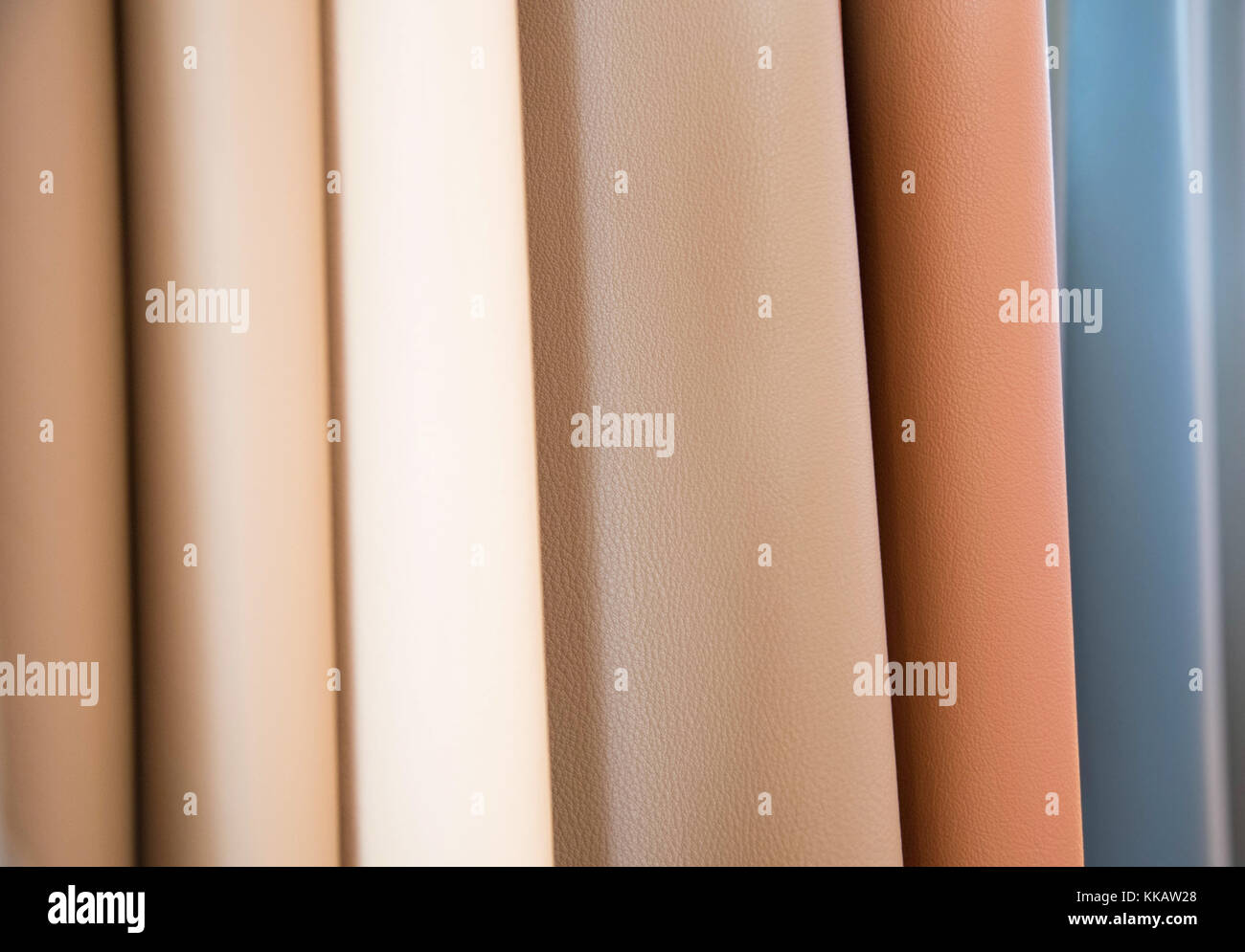 Color palette sample of leather material as a background Stock Photo ...